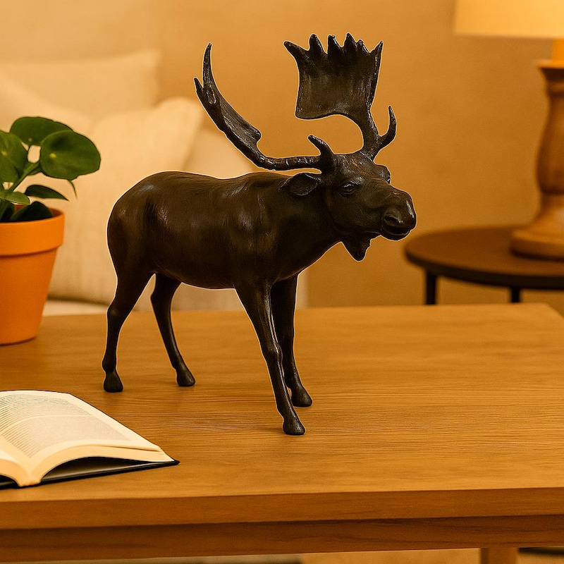 Moose Figurine - Etsy