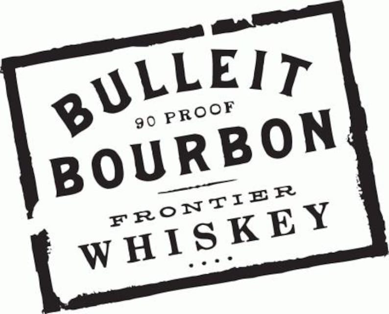 Bulleit Bourbon Logo - Etsy