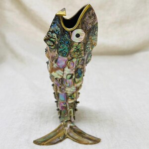 Vintage Articulated Abalone Shell Brass Bottle Opener - Etsy