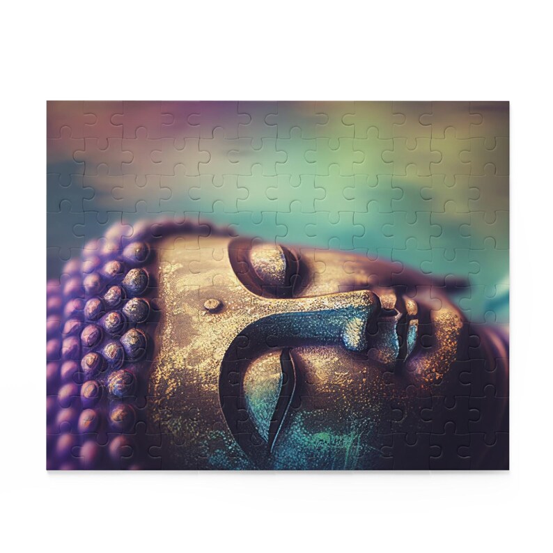 Puzzle, Buddha Statue Oil Painting. Meditation Jigsaw, Mindfulness Game ...