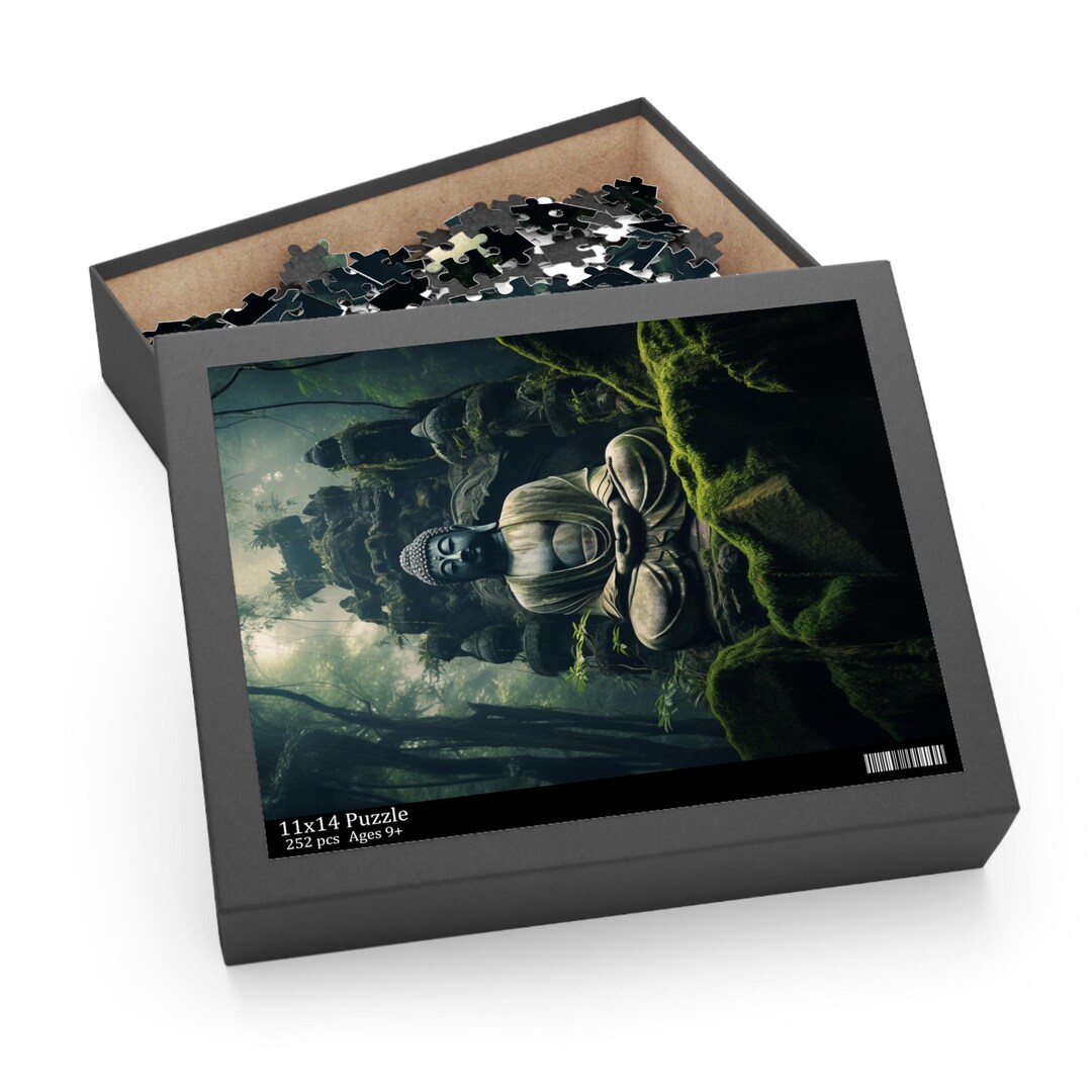 Puzzle, Buddha Statue With Nature Landscape, Meditation Game, Jigsaw ...