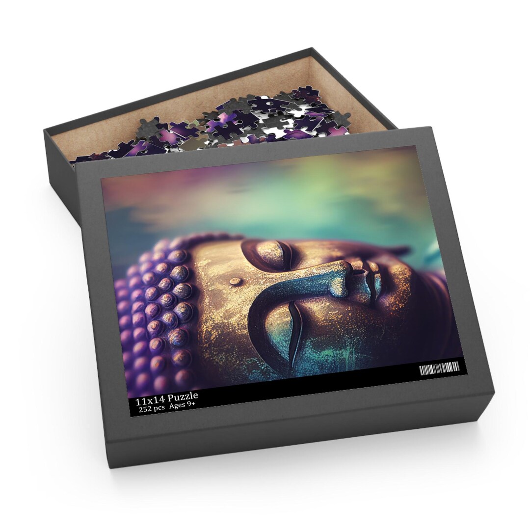 Puzzle, Buddha Statue Oil Painting. Meditation Jigsaw, Mindfulness Game ...