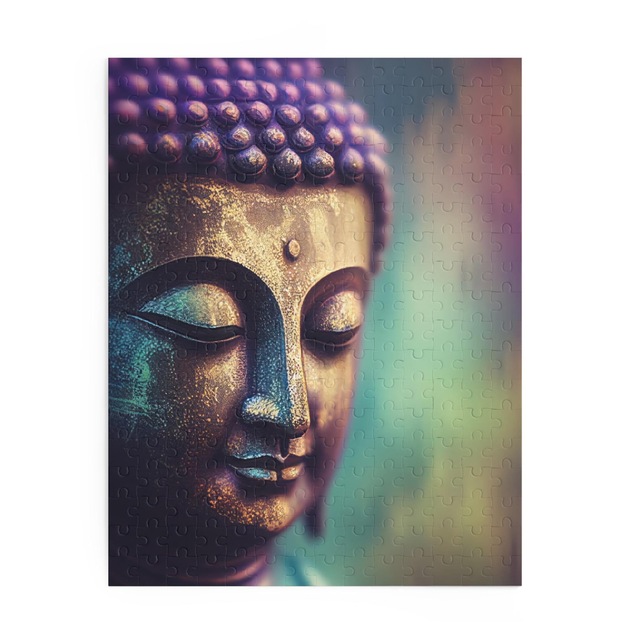 Puzzle, Buddha Statue Oil Painting. Meditation Jigsaw, Mindfulness Game ...