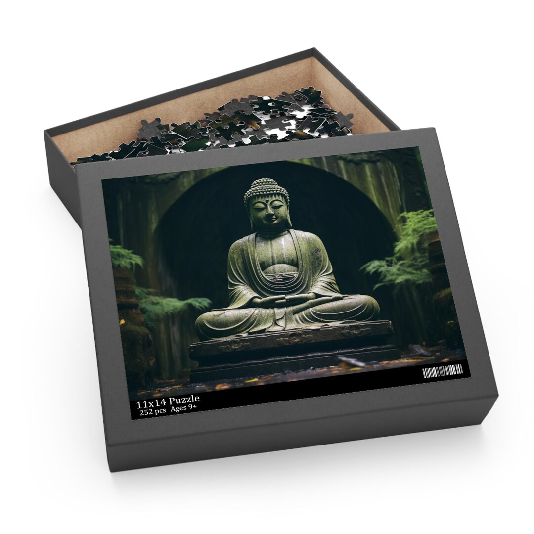 Puzzle, Buddha Statue Meditation in the Rain Forest, 120, 252 and 500 ...