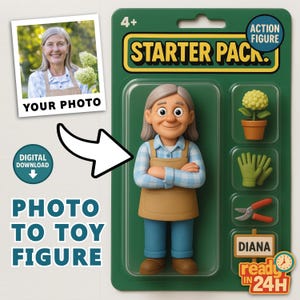 Personalized Toy Figure Starter Pack Gift, Custom Action Figure ...