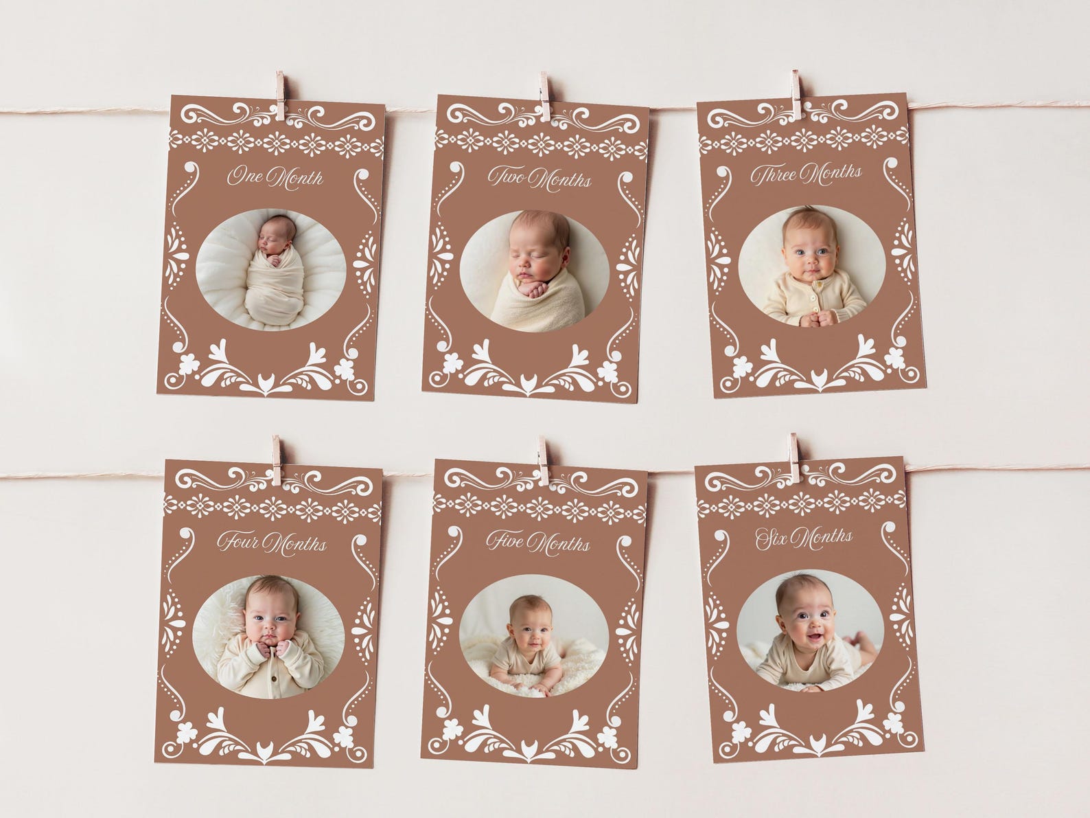 Mexican Cielito Lindo Milestone Cards Editable Canva Template Talavera ...