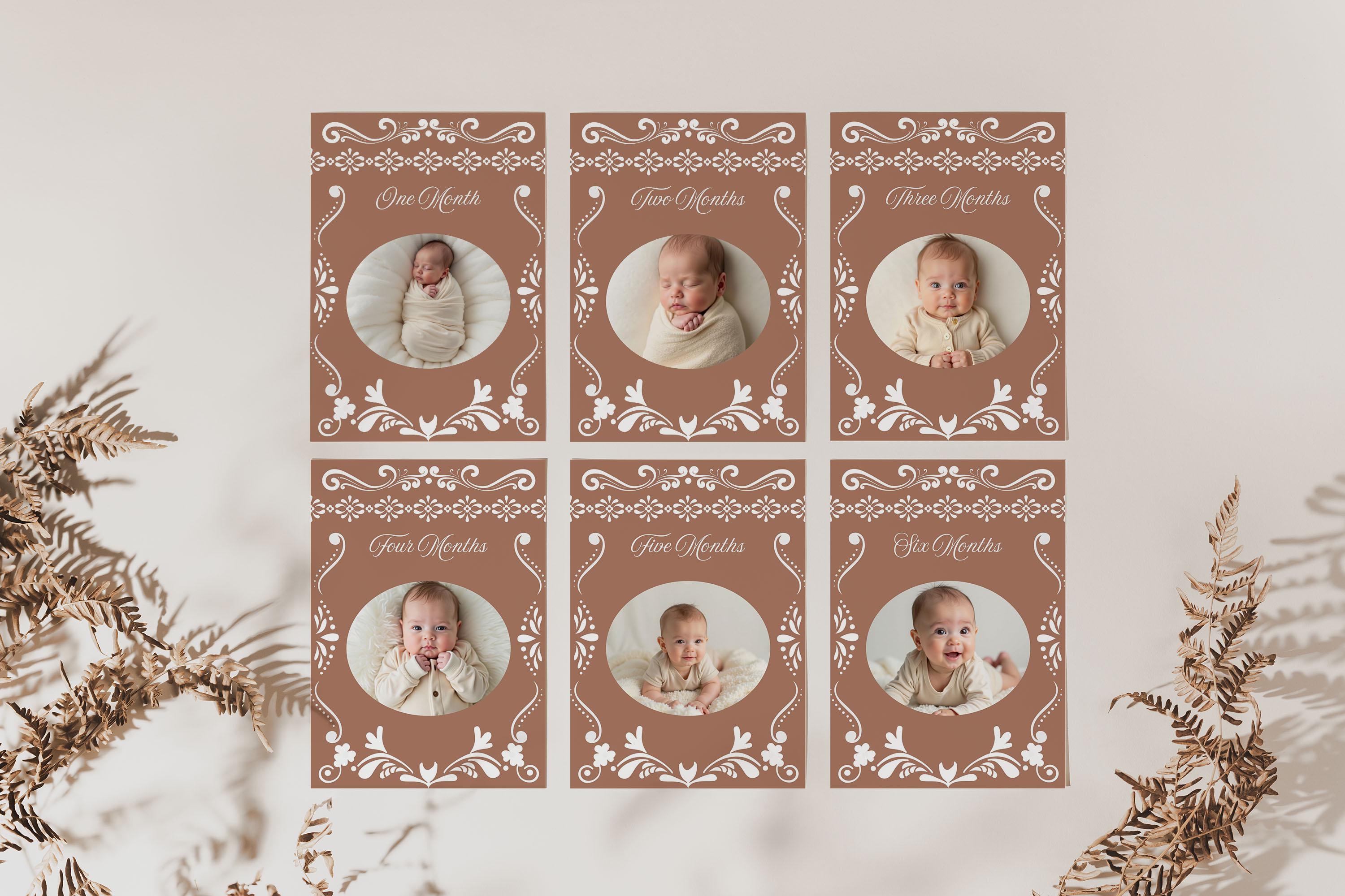 Mexican Cielito Lindo Milestone Cards Editable Canva Template Talavera ...