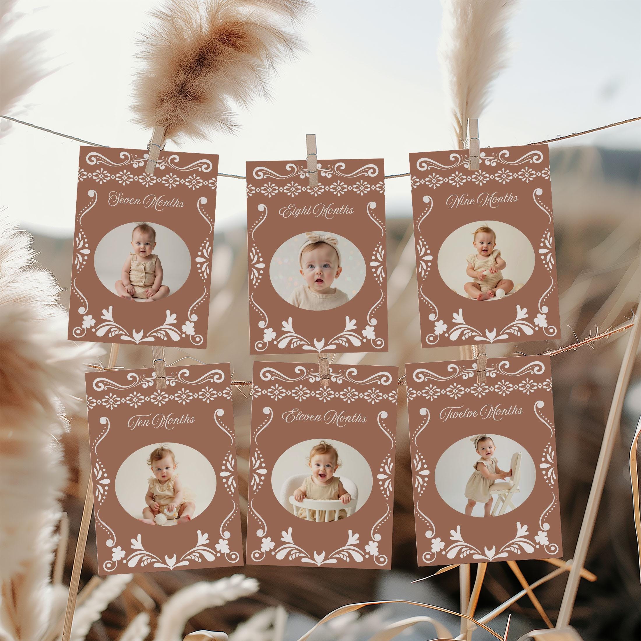 Mexican Cielito Lindo Milestone Cards Editable Canva Template Talavera ...