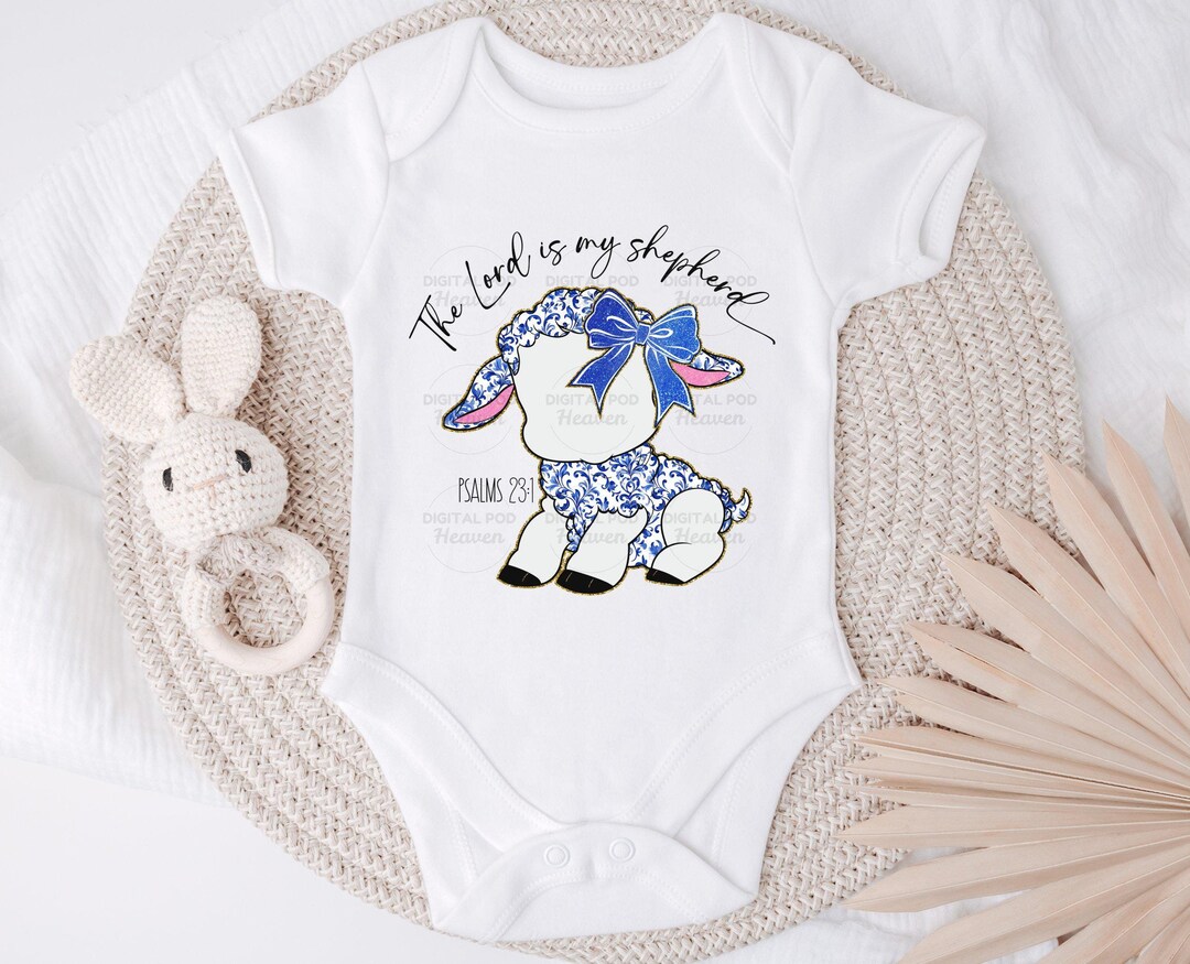 Sheep Chinoiserie With Glitter Coquette Easter Sublimation Designs for ...