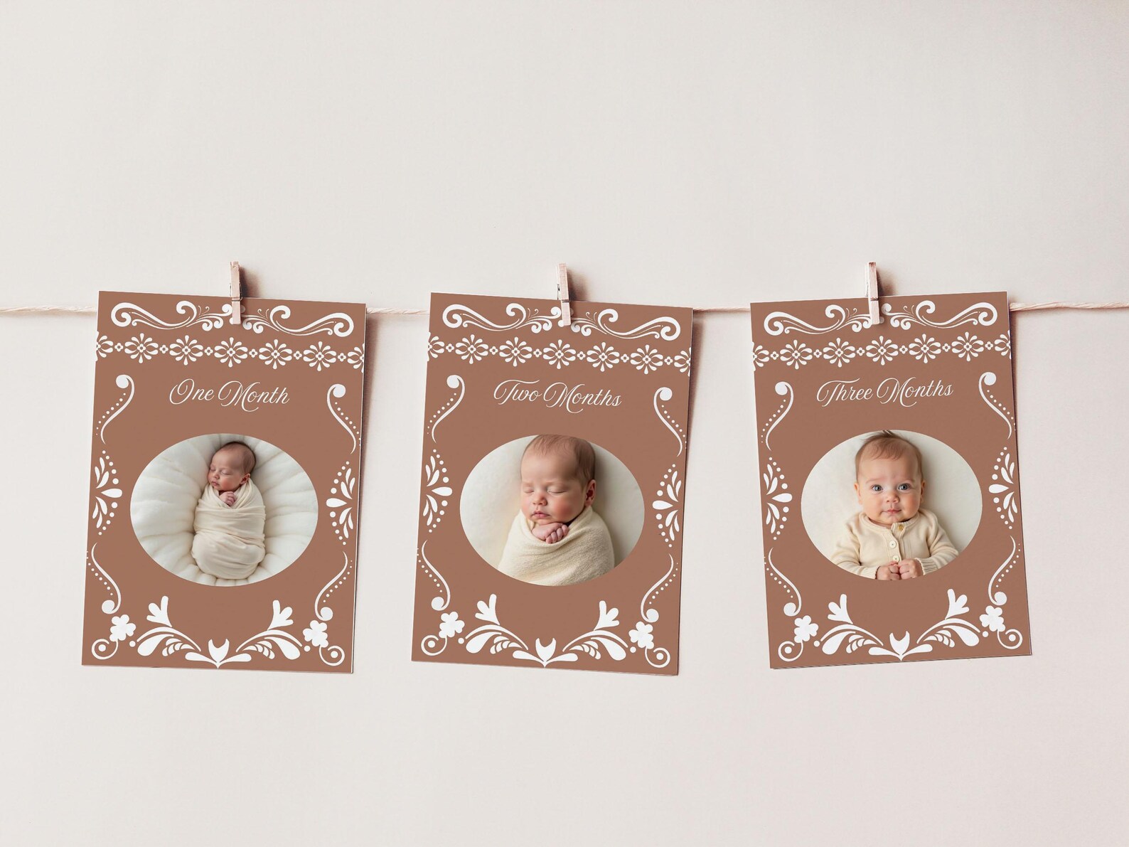 Mexican Cielito Lindo Milestone Cards Editable Canva Template Talavera ...