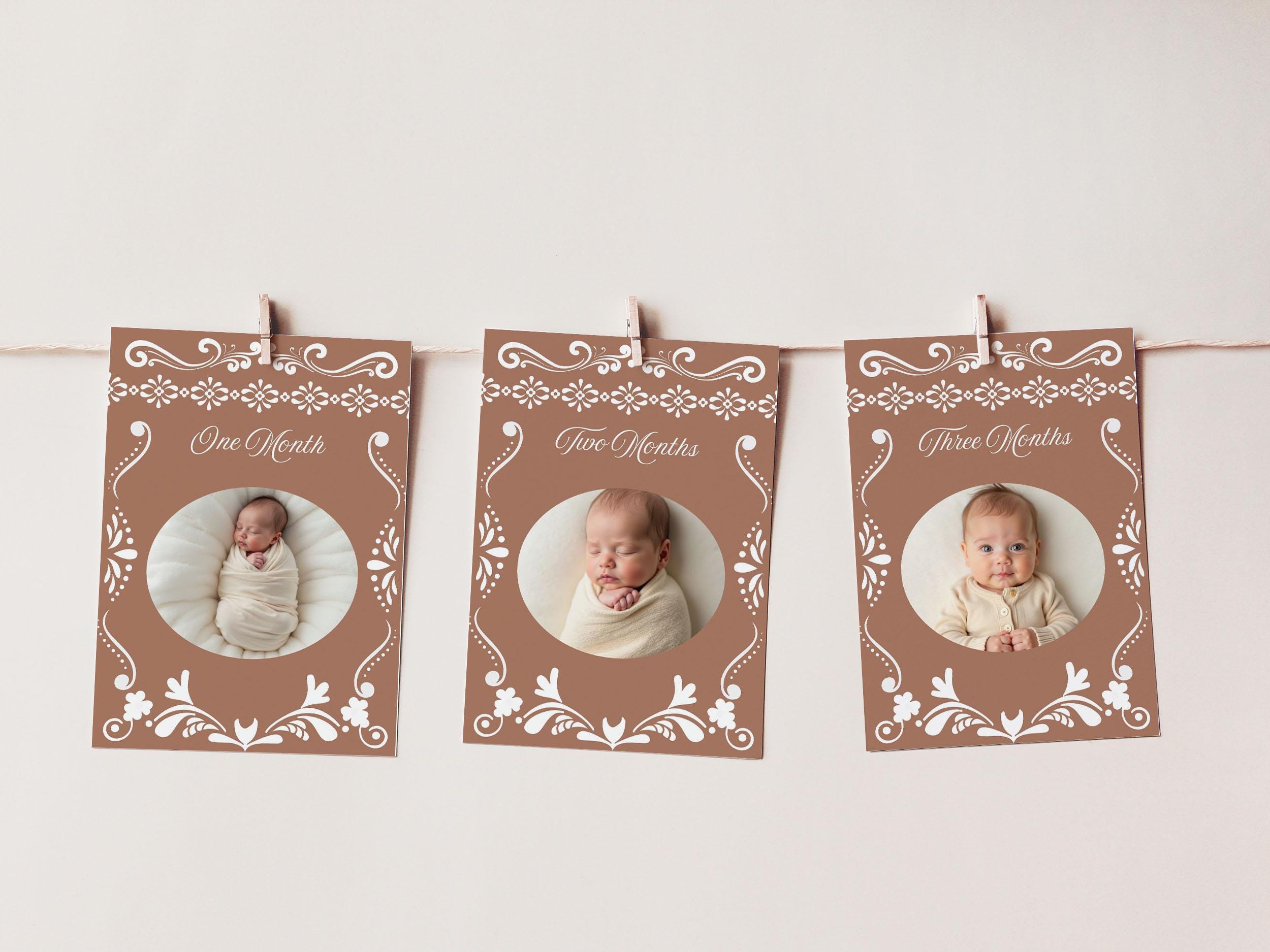 Mexican Cielito Lindo Milestone Cards Editable Canva Template Talavera ...