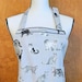 Cat Print Chef Style Apron With Pockets, Artist Crafter, Baking Cooking ...