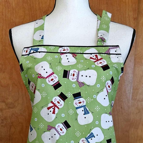Snowman Apron - Etsy