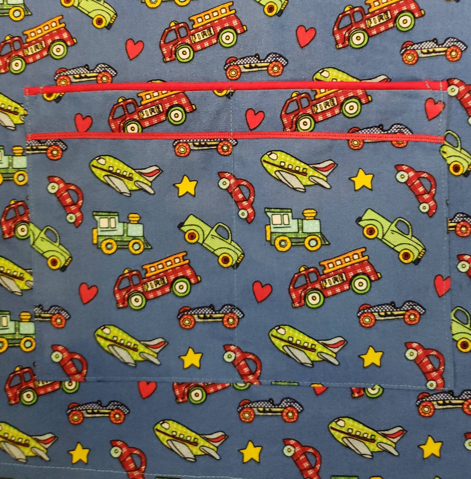 Child Plane Apron Truck and Car Design Preschool Size Smock - Etsy