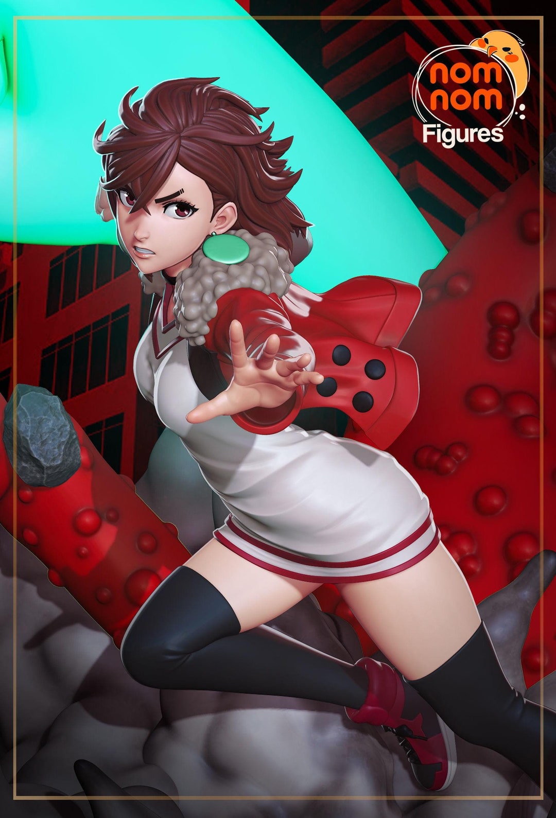 Momo Ayase Dandadan Nom Nom Figures - Etsy