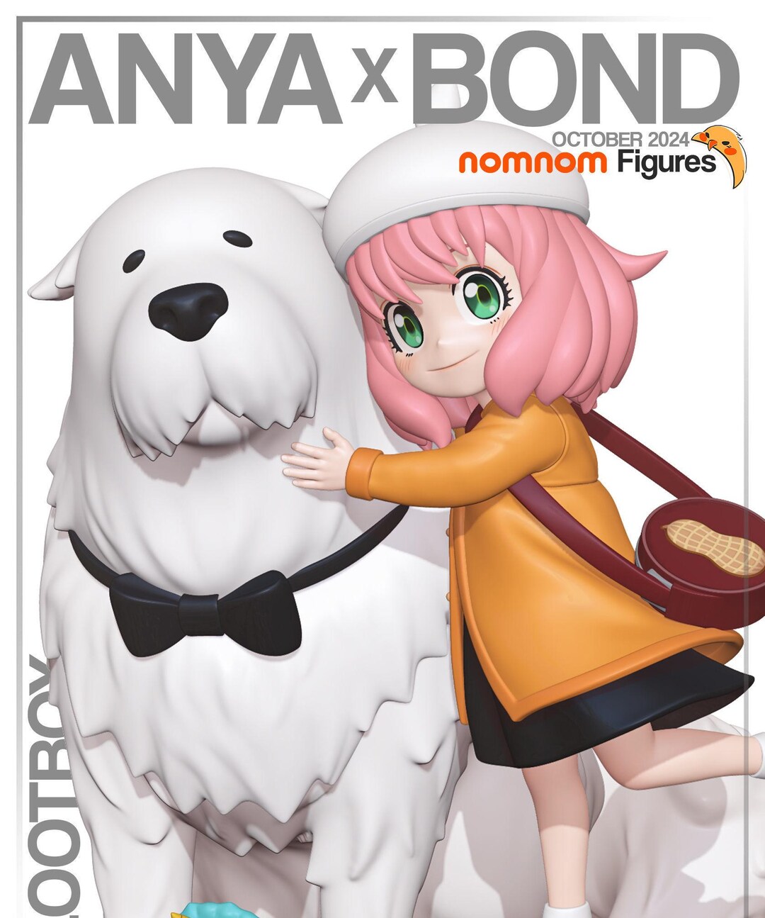 Anya X Bond - Spyxfamily Nom Nom Figures - Etsy