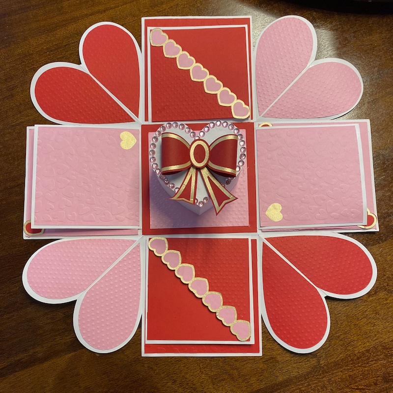 Exploding Box Template - Etsy