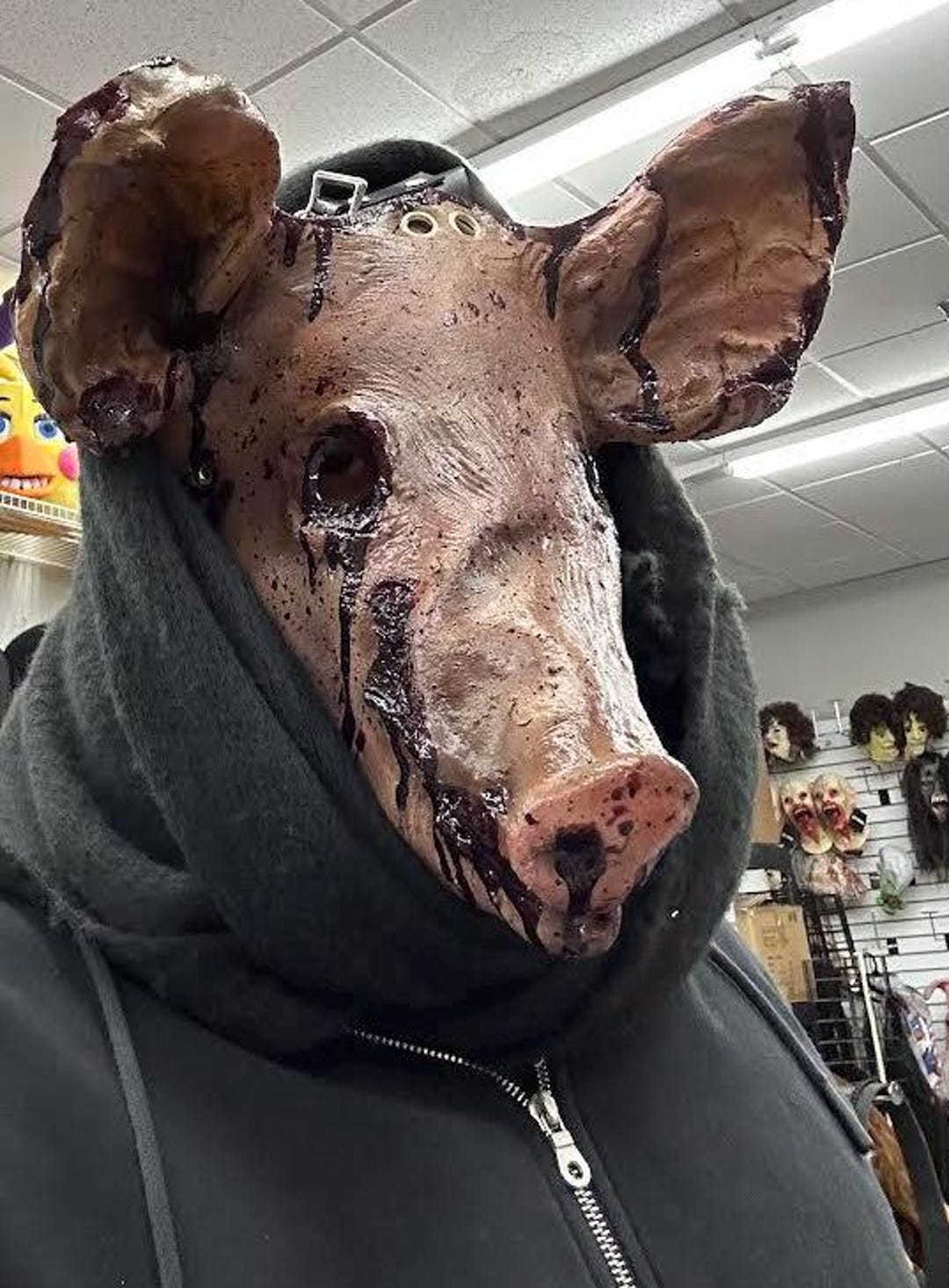 Pork Kills, Pig Mask, Horror Mask, Halloween Masks, - Etsy
