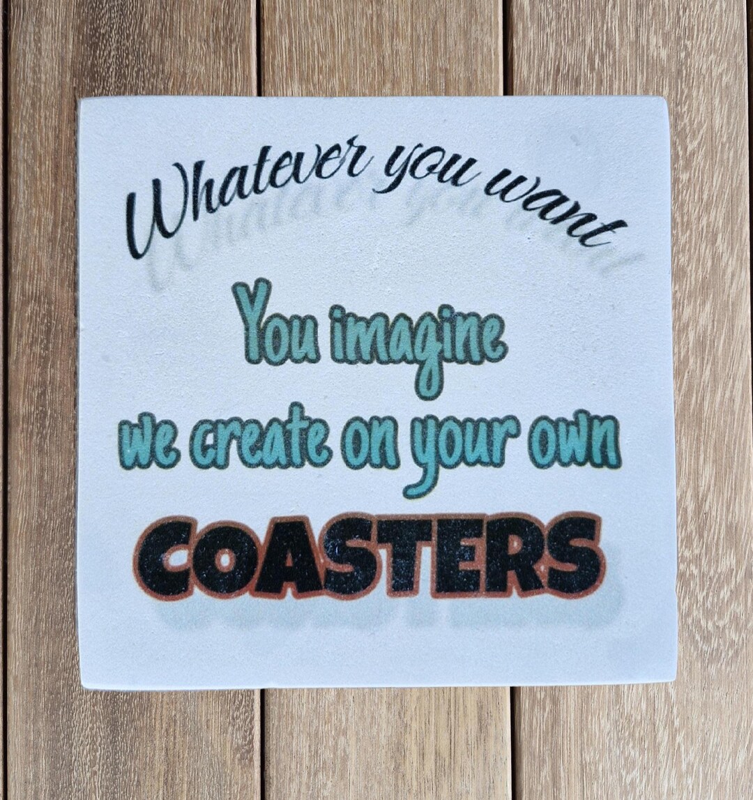 Custom Limestone Coasters Personalized Gift for Her, Dad Housewarming ...