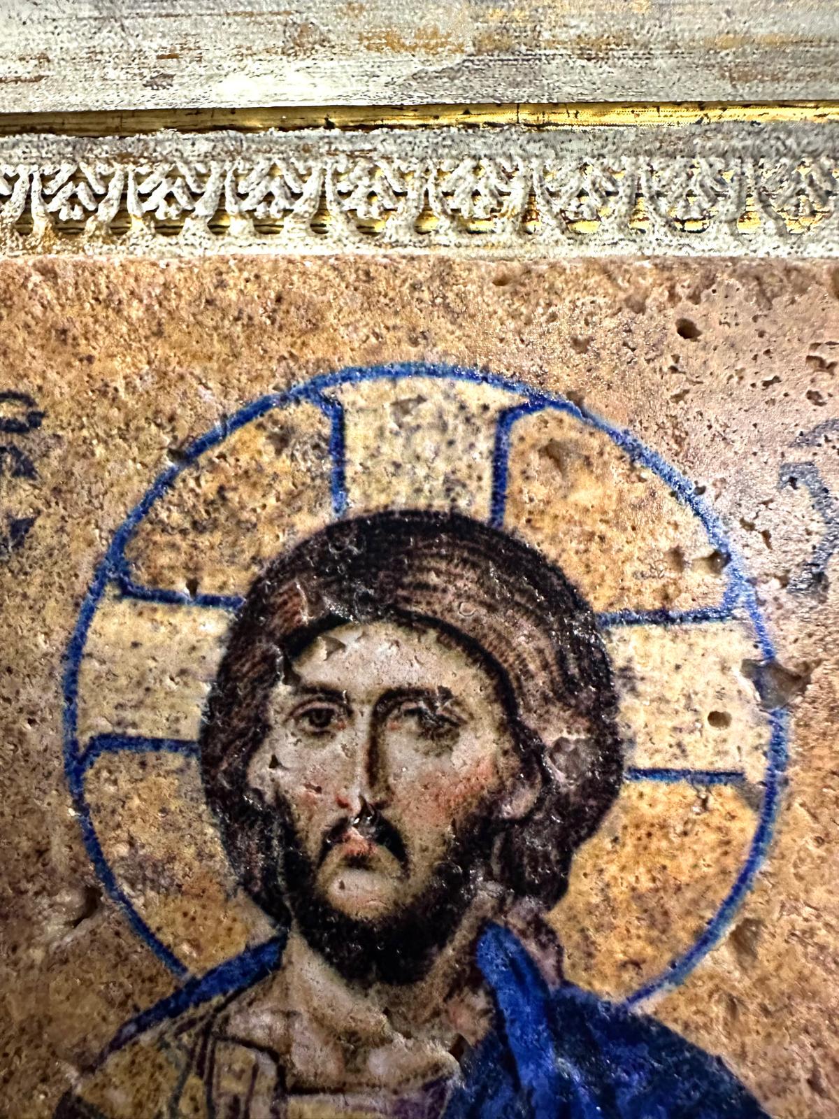 Natural Stone Jesus Christ Icon Plaque, Religious Home Decor - Etsy