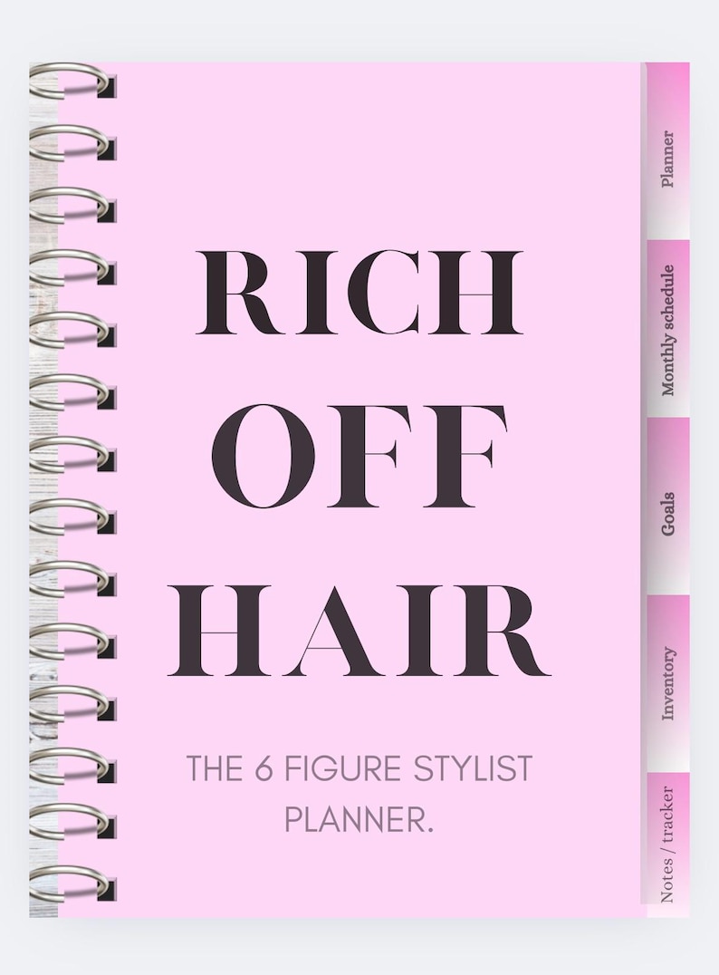 Hair Stylist Template, Stylist Digital Planner, Hair Stylist Planner ...