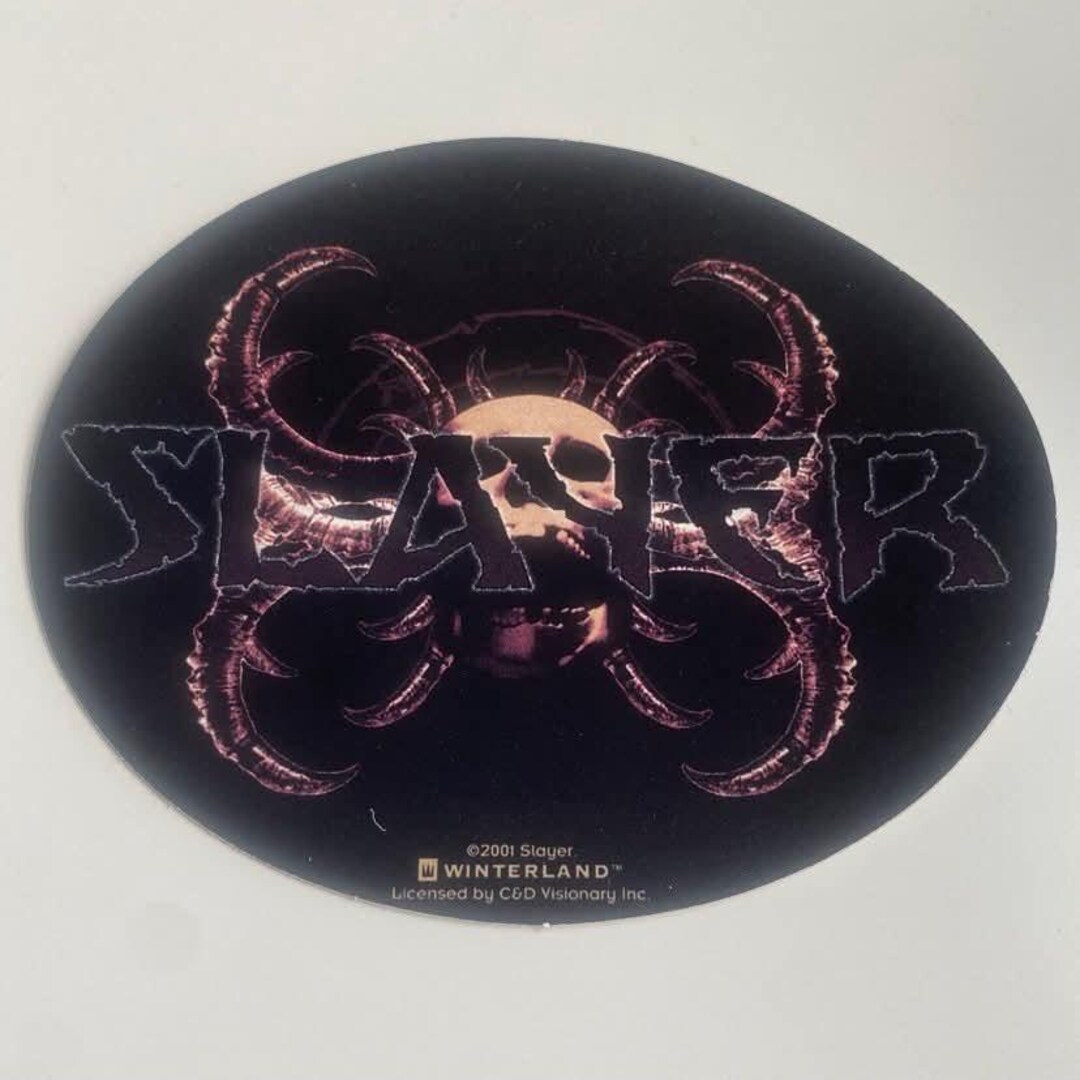 Slayer Band Sticker - Vintage Y2k Bumper Sticker - Metal Rock ...