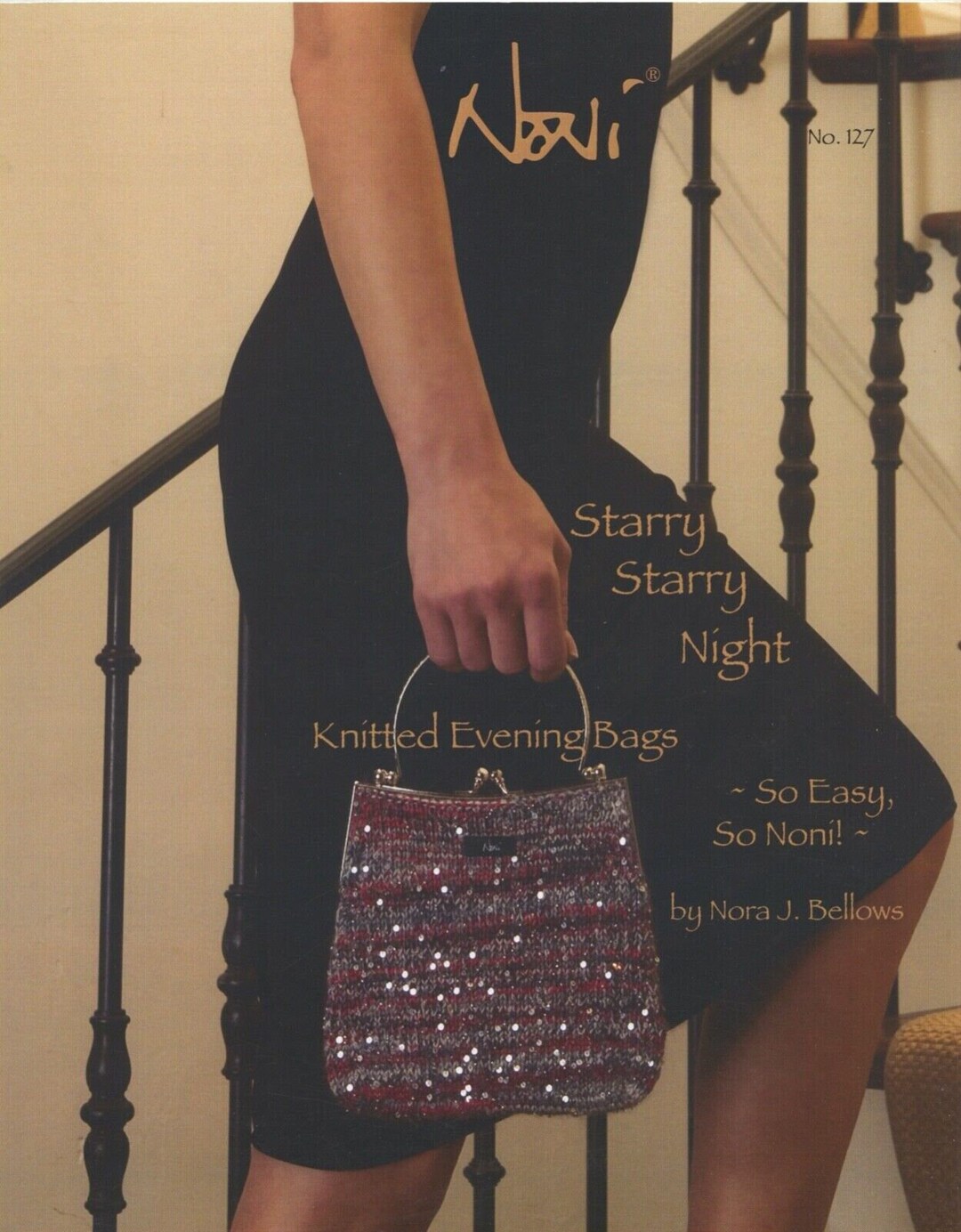 Noni Knitting Pattern #127 Starry Starry Night Knit Evening Bags - 1 Skein Projects, 3 ...