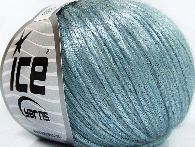 Rock Star 65508 Light Blue Metallic Sheen Soft Nylon Fuzzy - Etsy