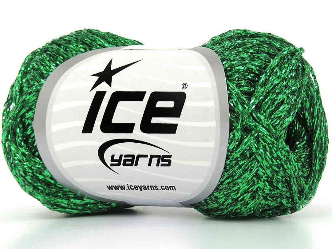 Green Brillante 80271 Ice Yarns Mini Metallic Braid 10 Grams (.35 Oz ...