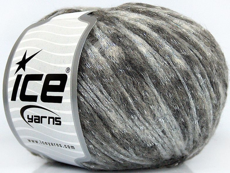 Sparkle Mist Greys Silver 77377 Ice Yarns Sale Metallic - Etsy