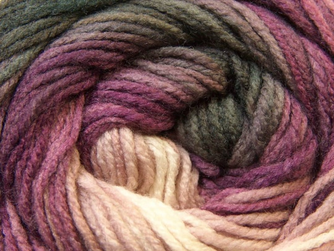 100 Gram Magic Light #22025 Grape Greys Lilac White White Ice DK ...
