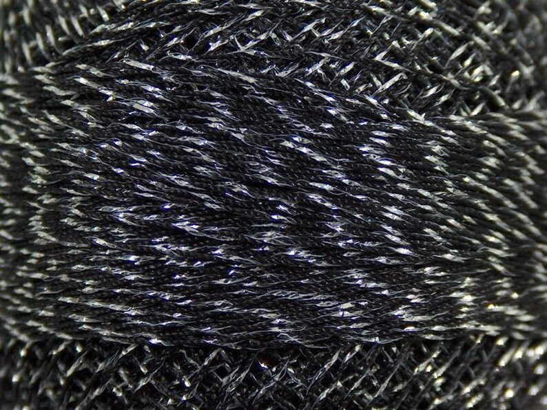 Black Silver Metallic Braid Thread Cross Stitch 20 Gram 207 - Etsy