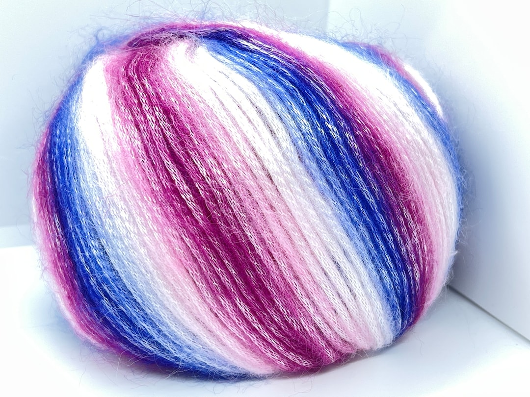 Berry Frost Picasso - Pink, Grape, Purple, White Ice Yarns 78706 Self ...