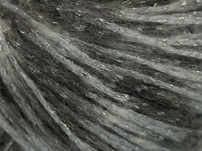 Sparkle Mist Greys, Silver 77377 Ice Yarns Sale Metallic Acrylic ...