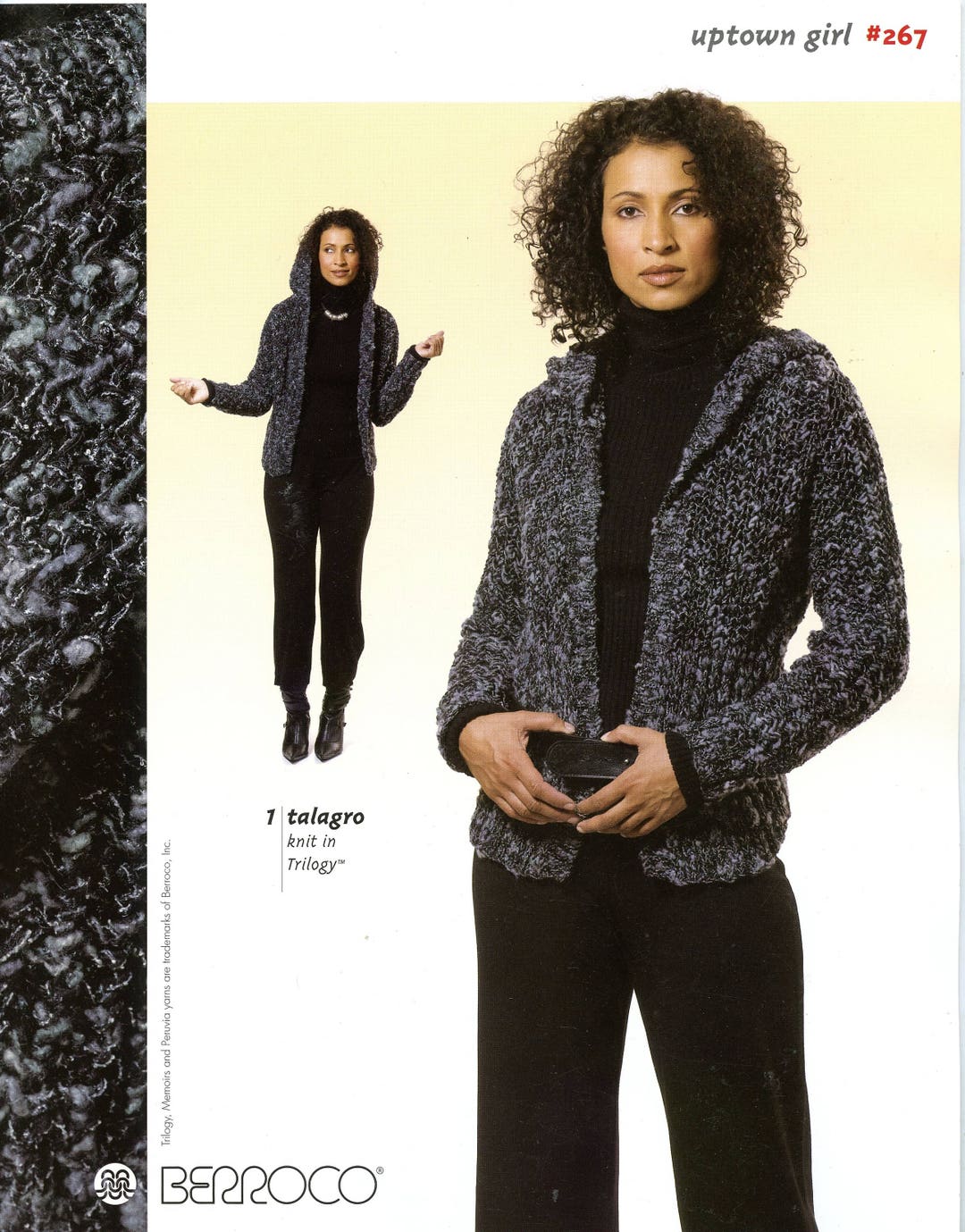 Berroco Knitting Pattern Book #267 Uptown Girl - 8 Projects -women (5 ...
