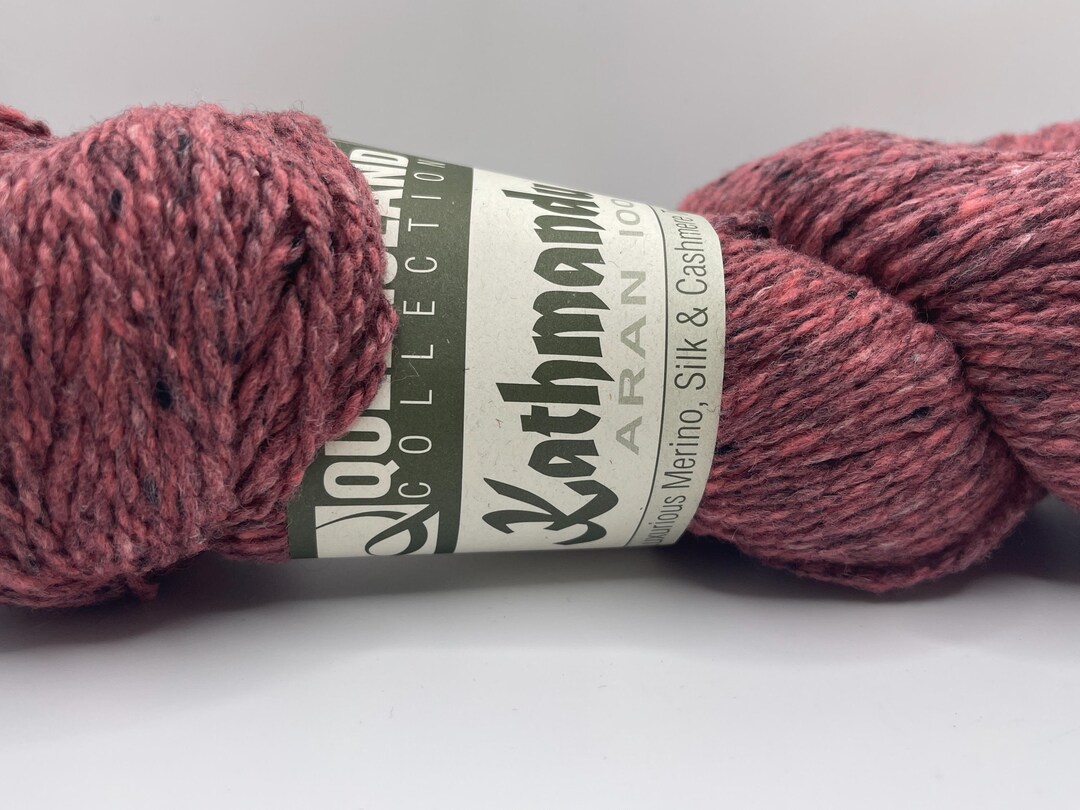 Queensland Kathmandu Aran 100 Merino Silk Cashmere Tweed Yarn #42 ...