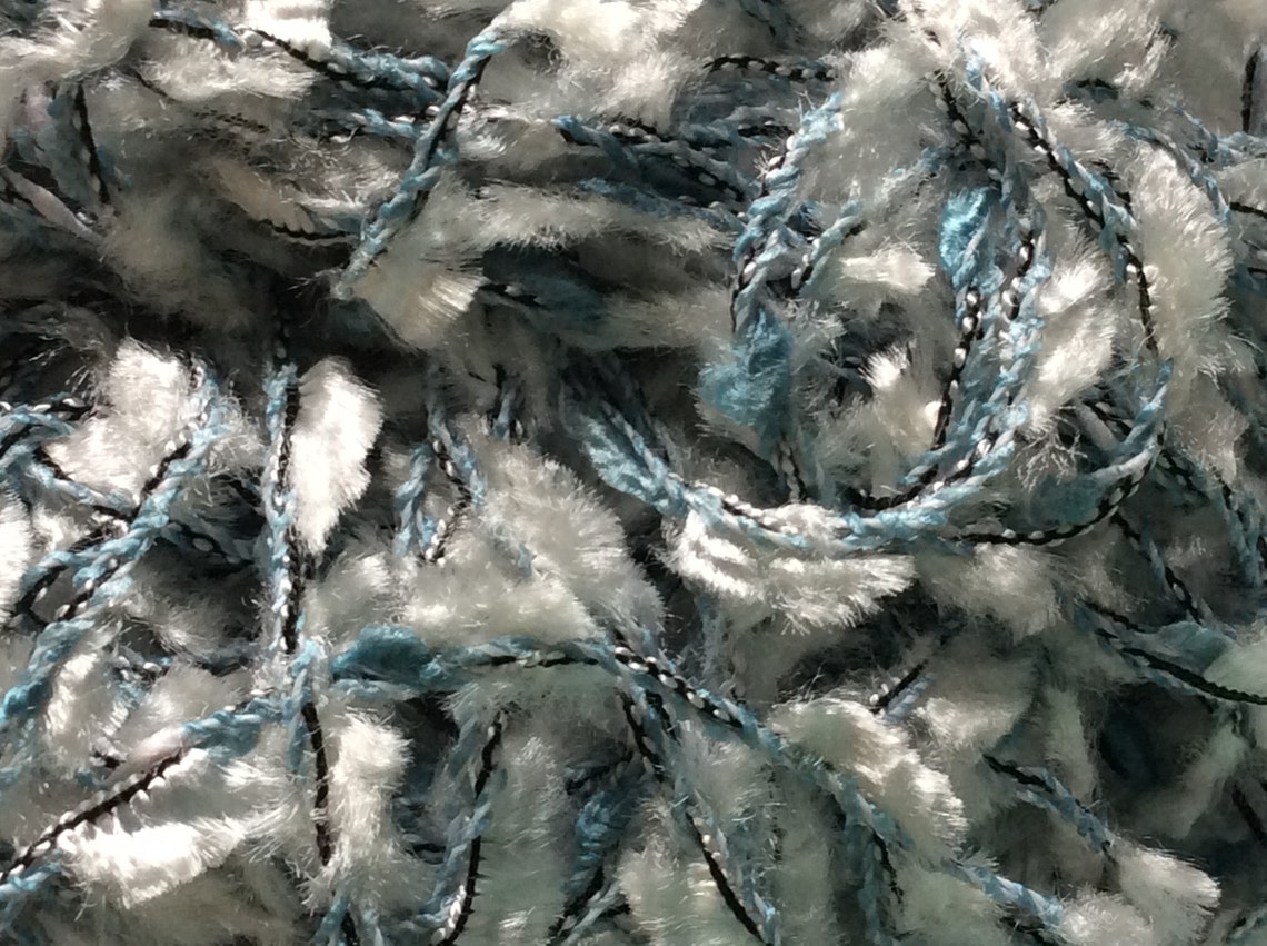 White Blue Black Mini Flag Yarn Dark Horse Yarns Flag 409 - Etsy