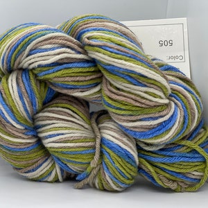 Hikoo Simplicity Multi #505 Surf N Turf - Tan Cream Green Blue - Self ...