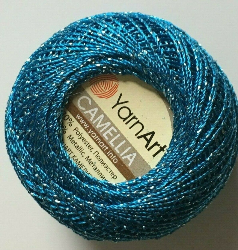 Bondi Blue Metallic Braid Thread 17346 Cross Stitch 20g 207y - Etsy