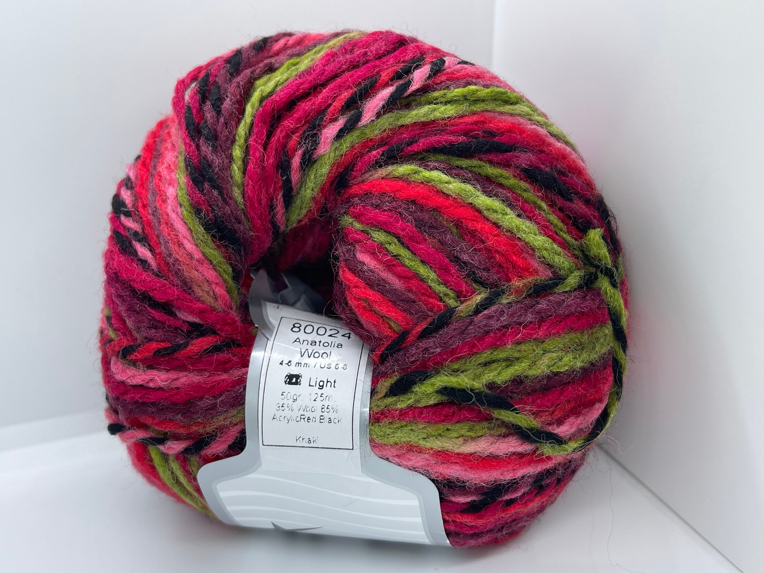 62TE Solenoid Anatolia Wool Acrylic Blend DK Weight Yarn - 50 Grams ...
