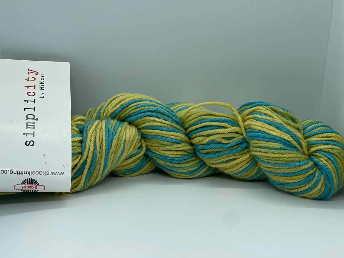 Hikoo Simplicity Multi #523 Lemon Lime Sunset - Green Yellow Blue ...