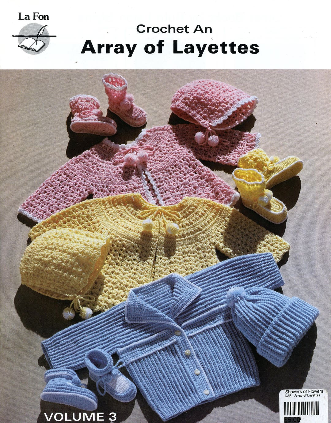 Layette Patterns Lafon Vol. 3: Crochet an Array of Layettes - Vintage ...