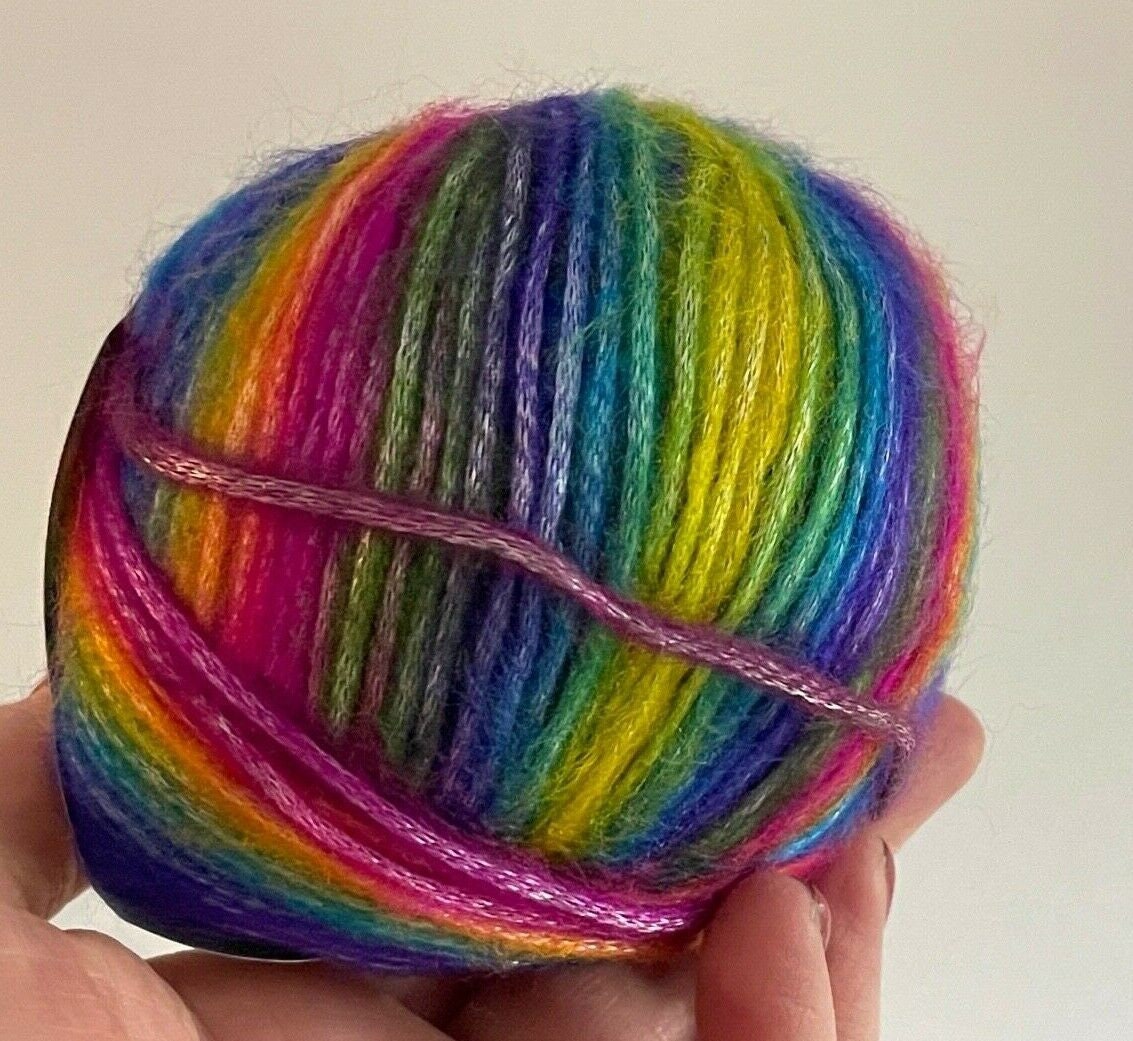 Picasso Rainbow II Ice Yarns 64627 Blue Purple Green Yellow - Etsy ...