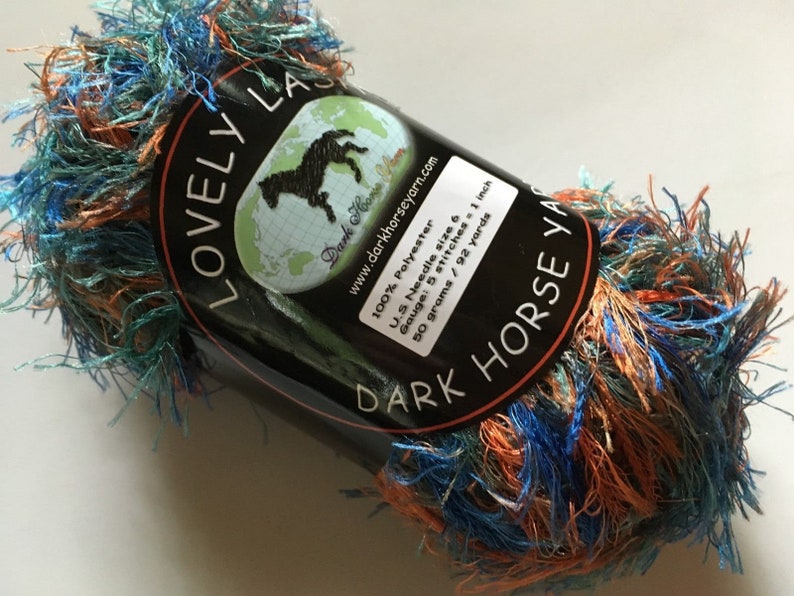 Dark Horse Yarns Lovely Lash 119 Copper Quarry Eyelash Yarn - Etsy