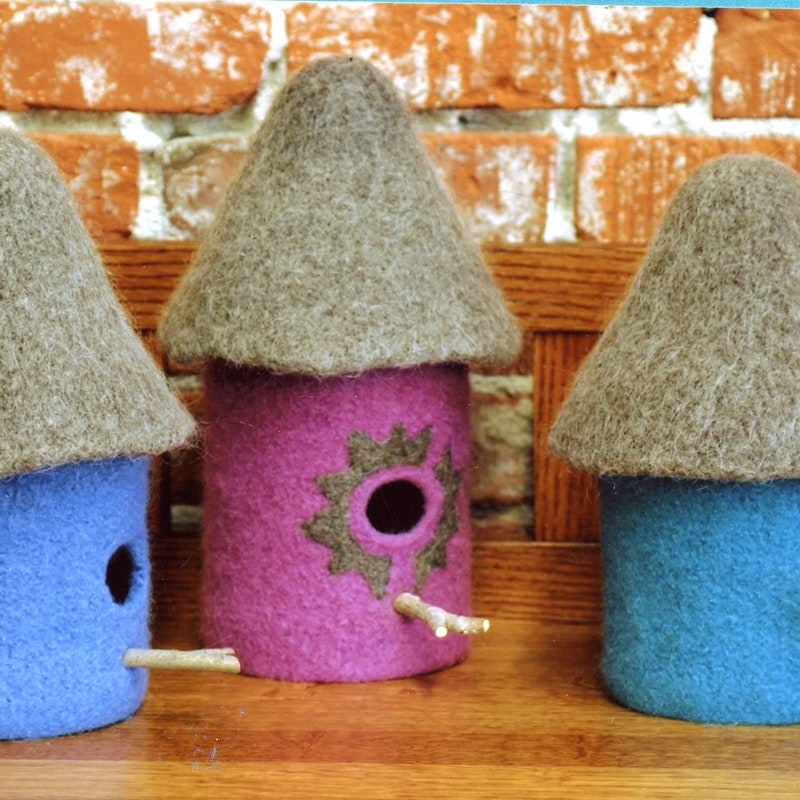 Felt Birdhouse - Etsy