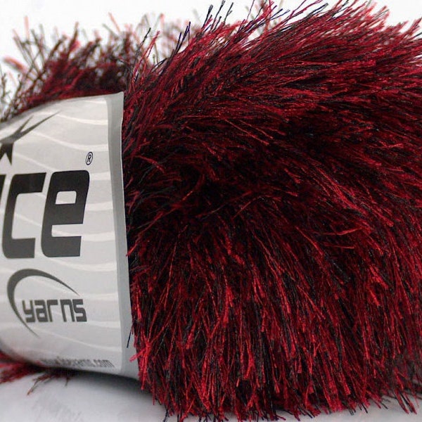 Red and Black Variegated Yarn - Etsy