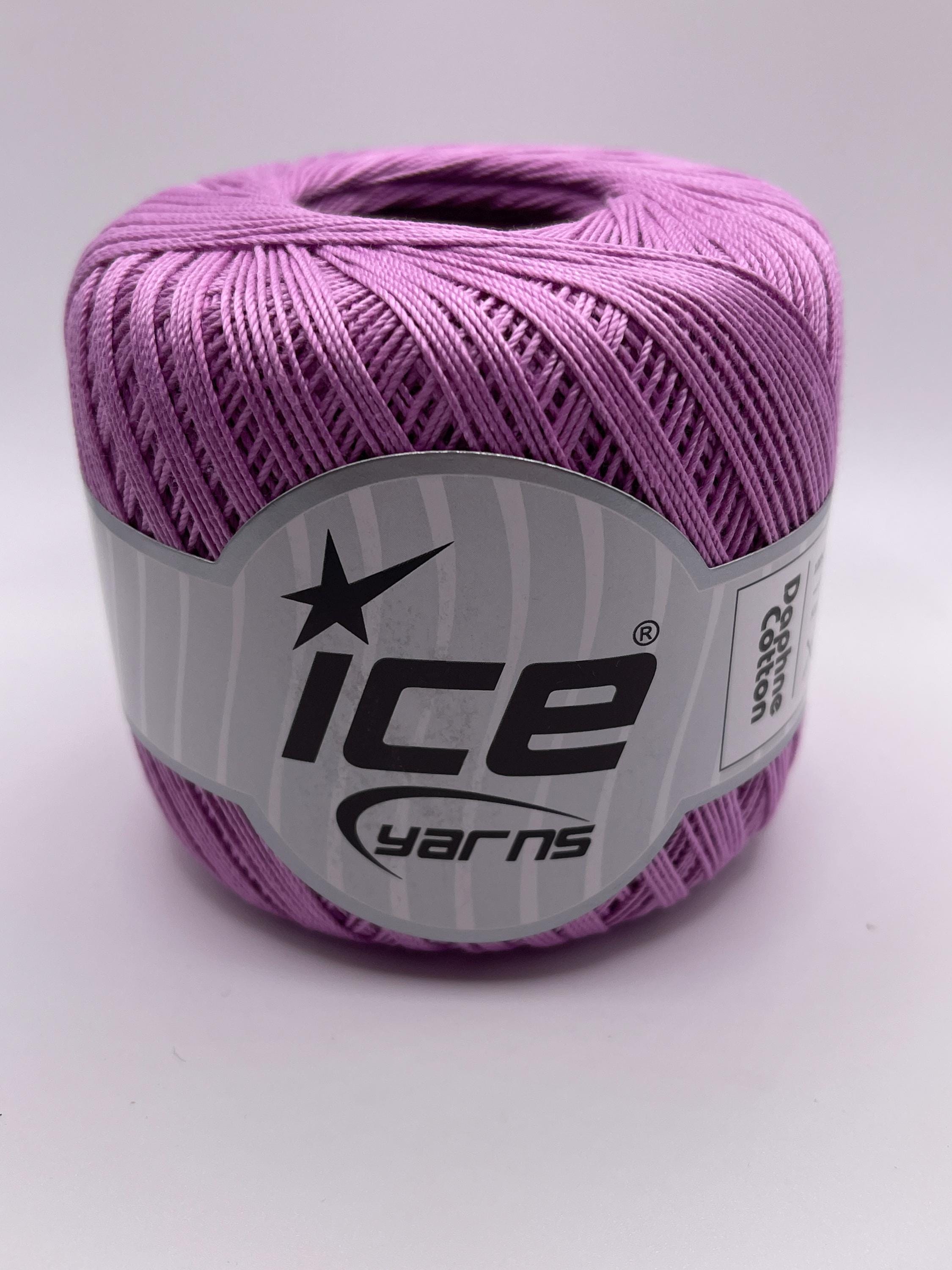 Orchid Pink Daphne Cotton Crochet Thread 51249 Ice Yarns 100% ...