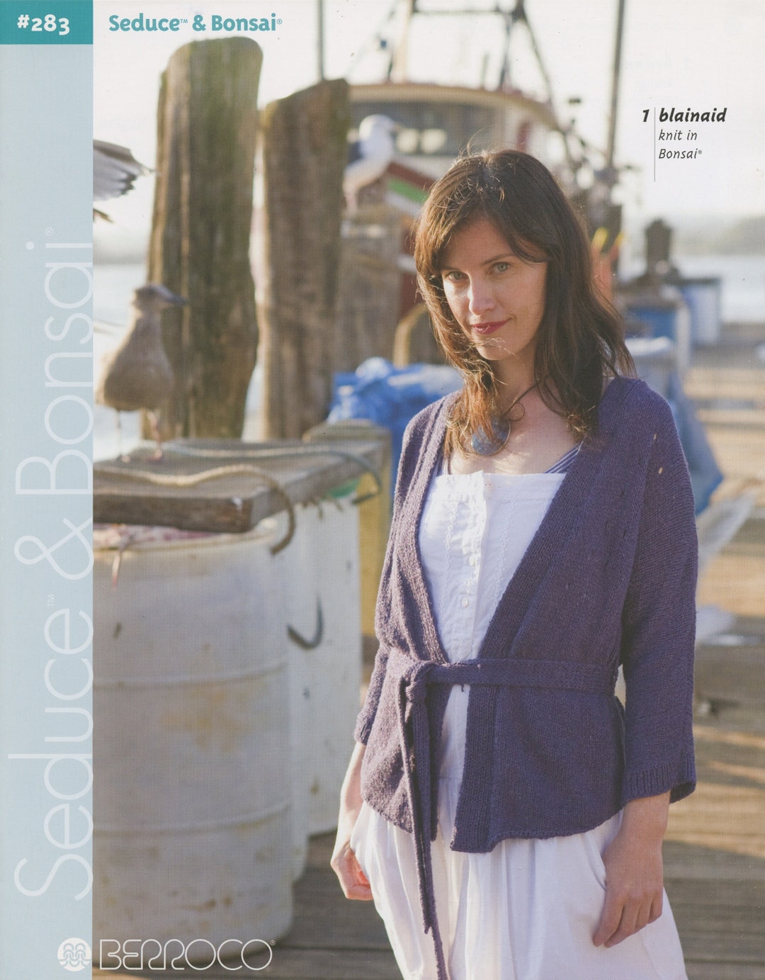 Berroco Knitting Pattern Book 283 Seduce & Bonsai - 8 Designs for Women - Tee, Vest, Cardi ...