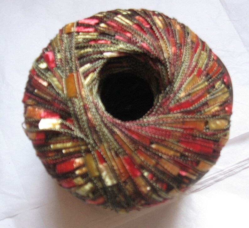 Sunset Ladder Yarn Red Orange Yellow Black 42718 Ice | Etsy