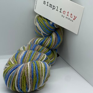 Hikoo Simplicity Multi #505 Surf N Turf - Tan Cream Green Blue - Self ...